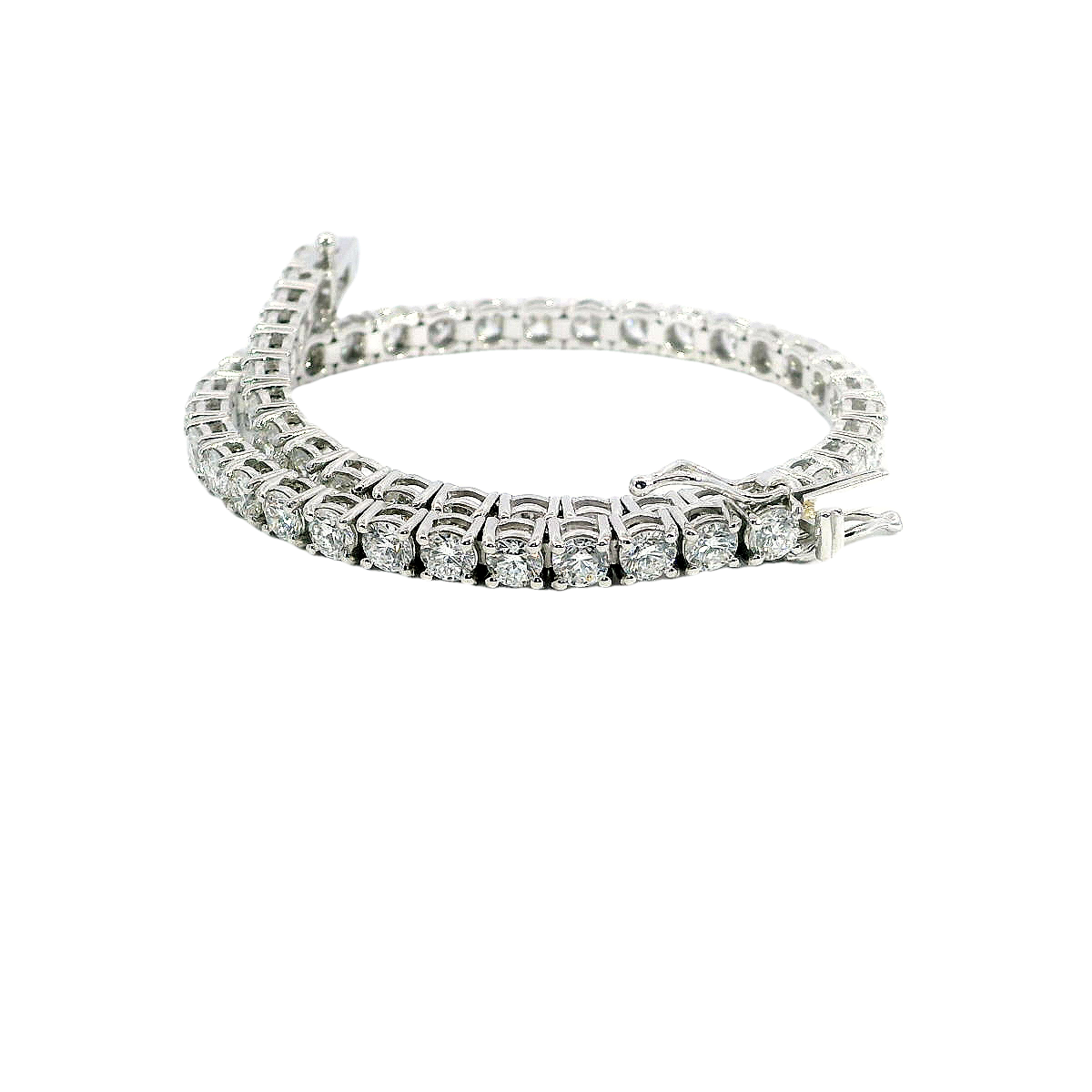 Twinkle Diamonds 5.35 ct D-E/VVS-VS2 LG Diamond tennis bracelet 18K WG